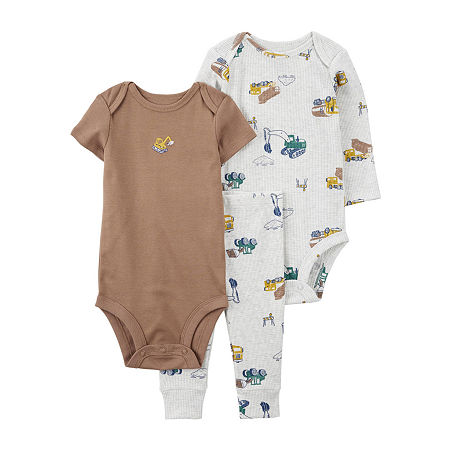 Click here for Carters Baby Boys 3-pc. Pant Set  6 Months  Gray prices