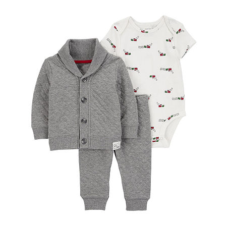 Click here for Carters Baby Boys 3-pc. Pant Set  Newborn  Gray prices