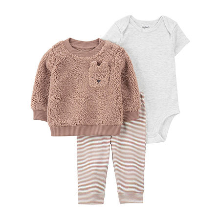 Click here for Carters Baby Boys 3-pc. Pant Set  24 Months  Brown prices