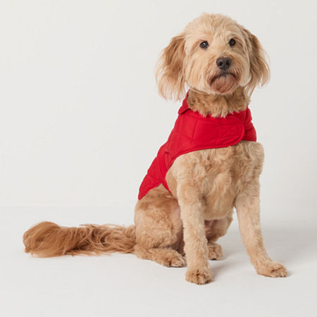Click here for St. Johns Bark Dog Coat  Xl-dog  Red prices