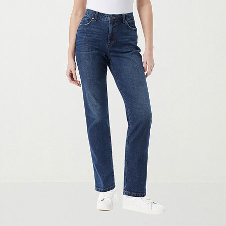 Gloria Vanderbilt Womens Amanda Classic Straight Jeans  in Regular  Short & Long - Tisdale