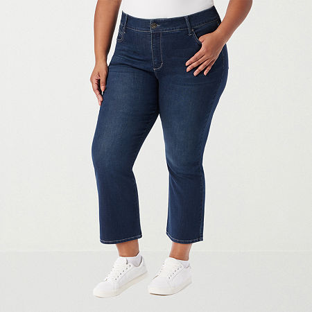 Click here for Gloria Vanderbilt-Plus Womens High Rise Bootcut Je... prices