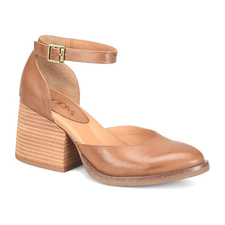 Click here for Korks Girls Almond Closed Toe Stacked Heel Pumps... prices