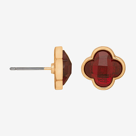 Click here for Bijoux Bar Delicates Gold Tone Red Glass 11.9mm Cl... prices