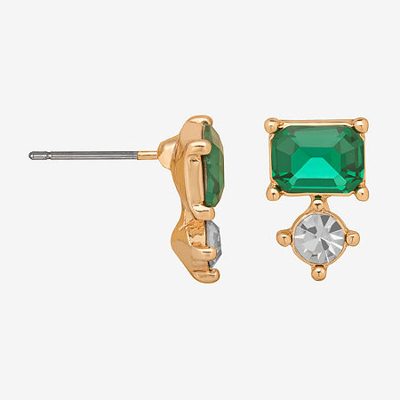 Click here for Bijoux Bar Delicates Gold Tone Green Glass 13.8mm... prices