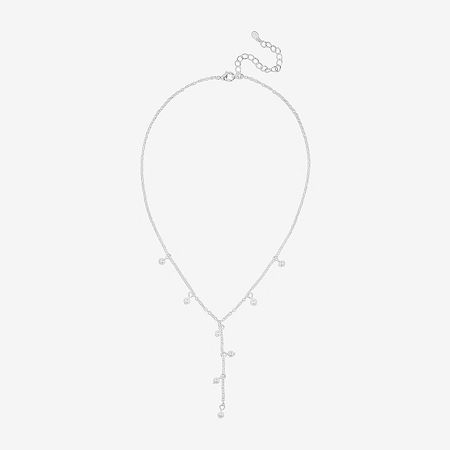 Click here for Bijoux Bar Silver Tone Womens 16 Inch Y Necklace... prices