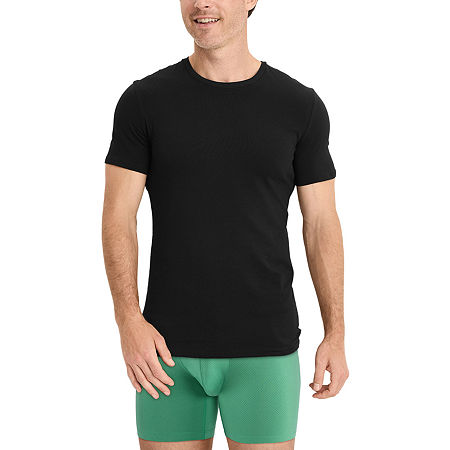 Click here for Jockey Mens 3 Pack Short Sleeve Crew Neck Moisture... prices