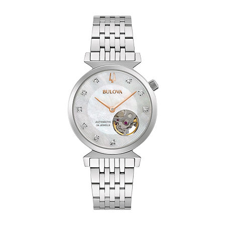 Click here for Bulova Womens Automatic Classic Regatta Diamond-Ac... prices