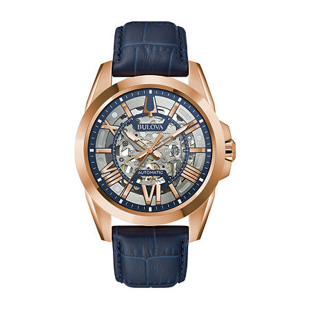 Click here for Bulova Sutton Mens Rose Gold PVD Stainless Steel A... prices