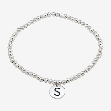 Click here for Sparkle Allure Initial Womens Round Beaded Bracele... prices