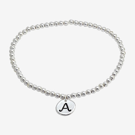 Click here for Sparkle Allure Initial Womens Round Beaded Bracele... prices