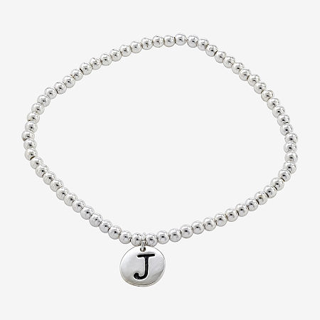 Click here for Sparkle Allure Initial Womens Round Beaded Bracele... prices