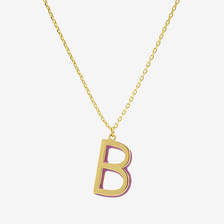 Click here for Sparkle Allure Initial Womens 14K Gold Over Brass... prices