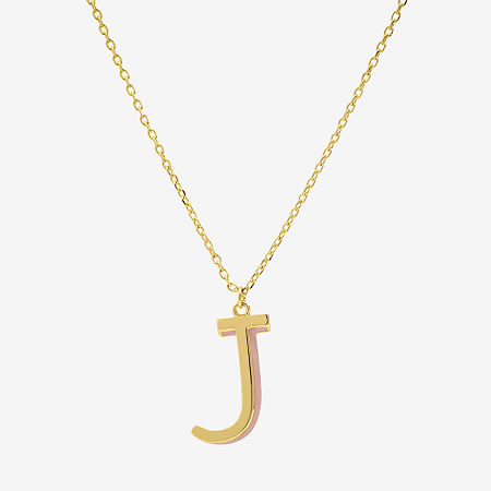 Click here for Sparkle Allure Initial Womens 14K Gold Over Brass... prices