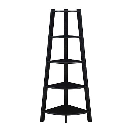 Click here for Newport 5-Shelf Bookcase  One Size  Black prices