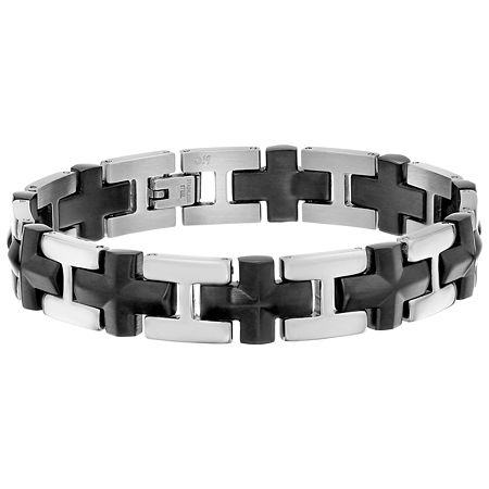 Click here for Mens Stainless Steel 8 1/2 Inch Link Bracelet  One... prices