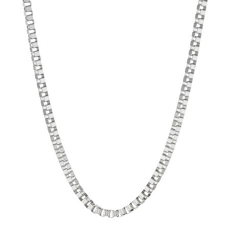 Click here for Mens Stainless Steel 22 Inch Box Chain Necklace  O... prices