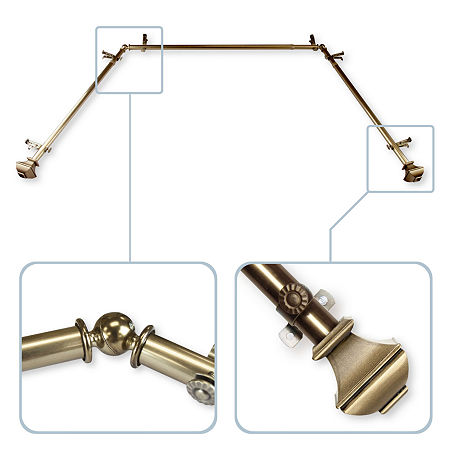 Click here for Rod Desyne Marion Bay Window Rod  One Size  Brown prices