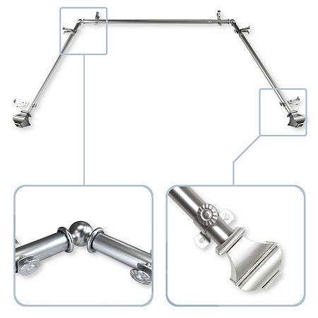 Click here for Rod Desyne Marion Bay Window Rod  One Size  Silver prices