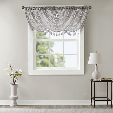 Click here for Madison Park Iris 38W X 46L Rod Pocket Waterfall V... prices