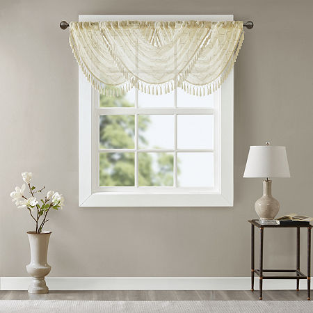 Click here for Madison Park Iris 38W X 46L Rod Pocket Waterfall V... prices