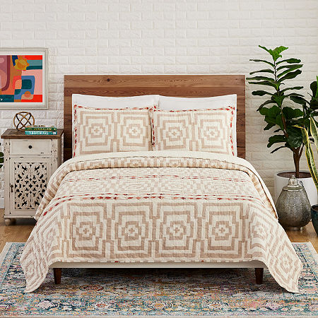 Click here for Justina Blakeney Hypnotic Quilt Set  Full/Queen prices