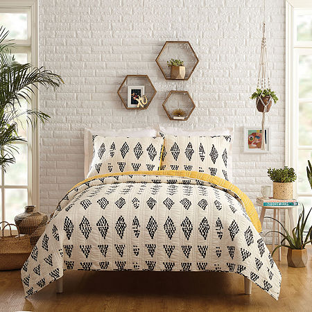 Click here for Justina Blakeney Prosperity Quilt Set  Twin prices