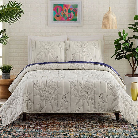Click here for Justina Blakeney Sun & Moon Quilt Set  King prices