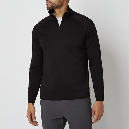 Click here for Stylus Mens Mock Neck Long Sleeve Quarter-Zip Pull... prices