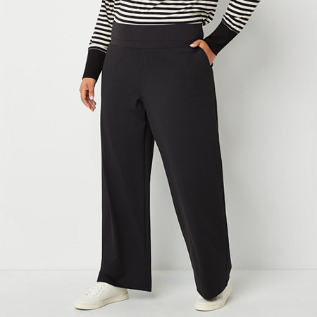 Click here for Stylus Womens Wide Leg High Rise Plus Pull-On Pant... prices