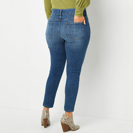 Click here for a.n.a - Plus Womens Comfort Waist Skinny Jean  28w... prices