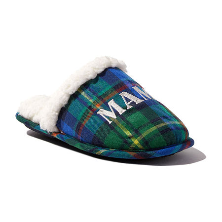 Click here for Dearfoams Mama Bear Plaid Scuff Womens Memory Foam... prices