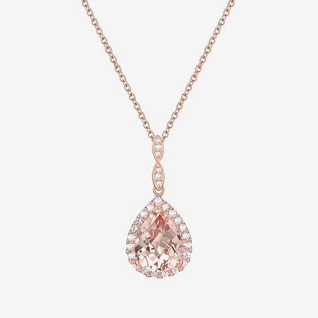 Click here for Yes  Please! Womens Lab Created Pink Sapphire 14K... prices