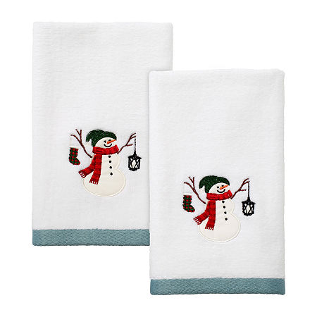 Click here for Avanti Snowman Park Cotton 2 Pack Fingertip Towel... prices