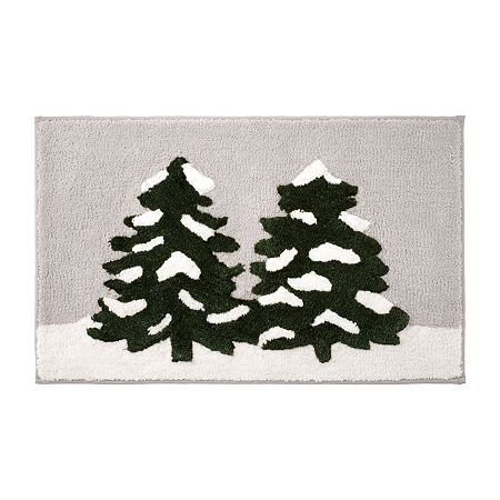 Avanti Winter Trees Holiday Bath Rug