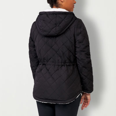Free Country Womens Water Resistant Midweight Quilted Jacket - JCPenney