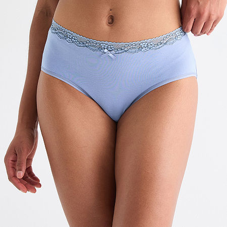 Click here for Ambrielle Cotton Brief Panty  Medium  Blue prices