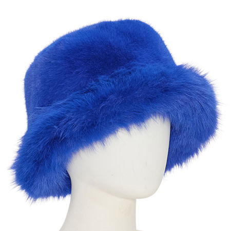 Click here for Mixit Faux Fur Womens Bucket Hat  One Size  Blue prices