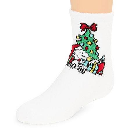 Click here for Unisex 1 Pair Toddler Peanuts Crew Socks  One Size... prices