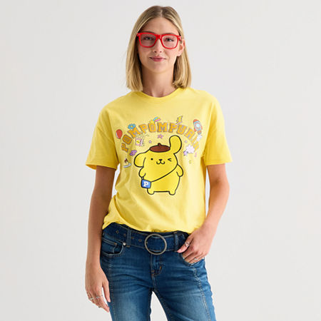 Click here for Pompompurrin Boyfriend Tee Womens Crew Neck Short... prices