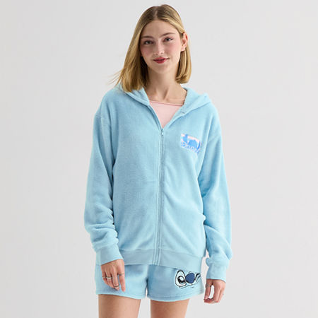 Click here for Womens Long Sleeve Embroidered Lilo & Stitch Fleec... prices