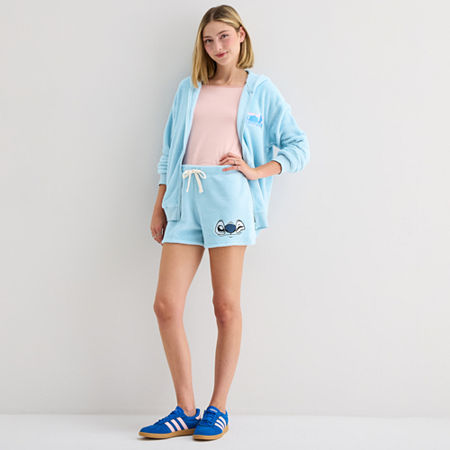 Click here for Stitch Sherpa Shorts Juniors Womens Juniors Pull-O... prices