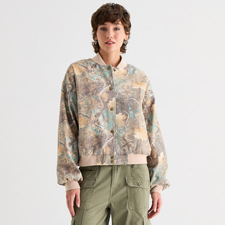 Click here for Forever 21 Womens Juniors Denim Lightweight Bomber... prices