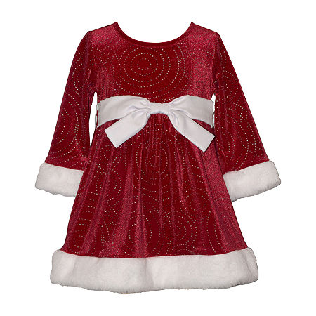 Click here for Bonnie Jean Toddler Girls Long Sleeve Fit + Flare... prices