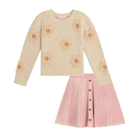 Click here for Knit Works Little & Big Kid Girls 2-pc. Skirt Set... prices