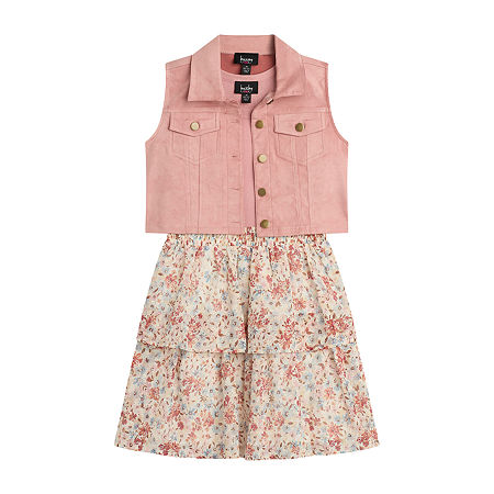 Click here for by&by girl Little & Big Kid Girls Floral Dress Set... prices