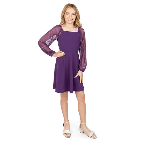 Click here for Girls (7-16) Speechless(R) Jeweled Long Sleeve Sol... prices