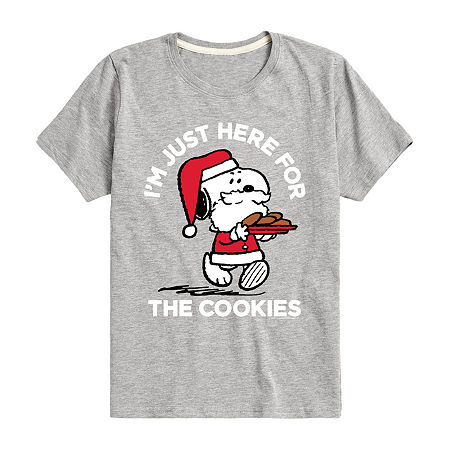 Click here for Snoopy Little & Big Kid Boys Crew Neck Short Sleev... prices