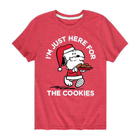 Click here for Snoopy Little & Big Kid Boys Crew Neck Short Sleev... prices