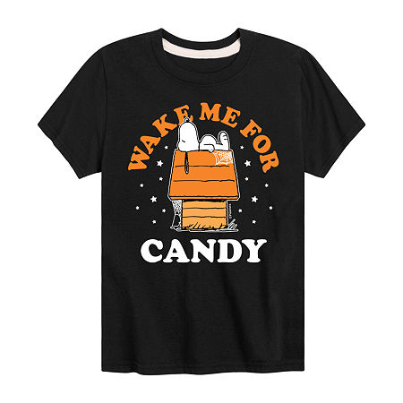 Click here for Snoopy Little & Big Kid Boys Crew Neck Short Sleev... prices